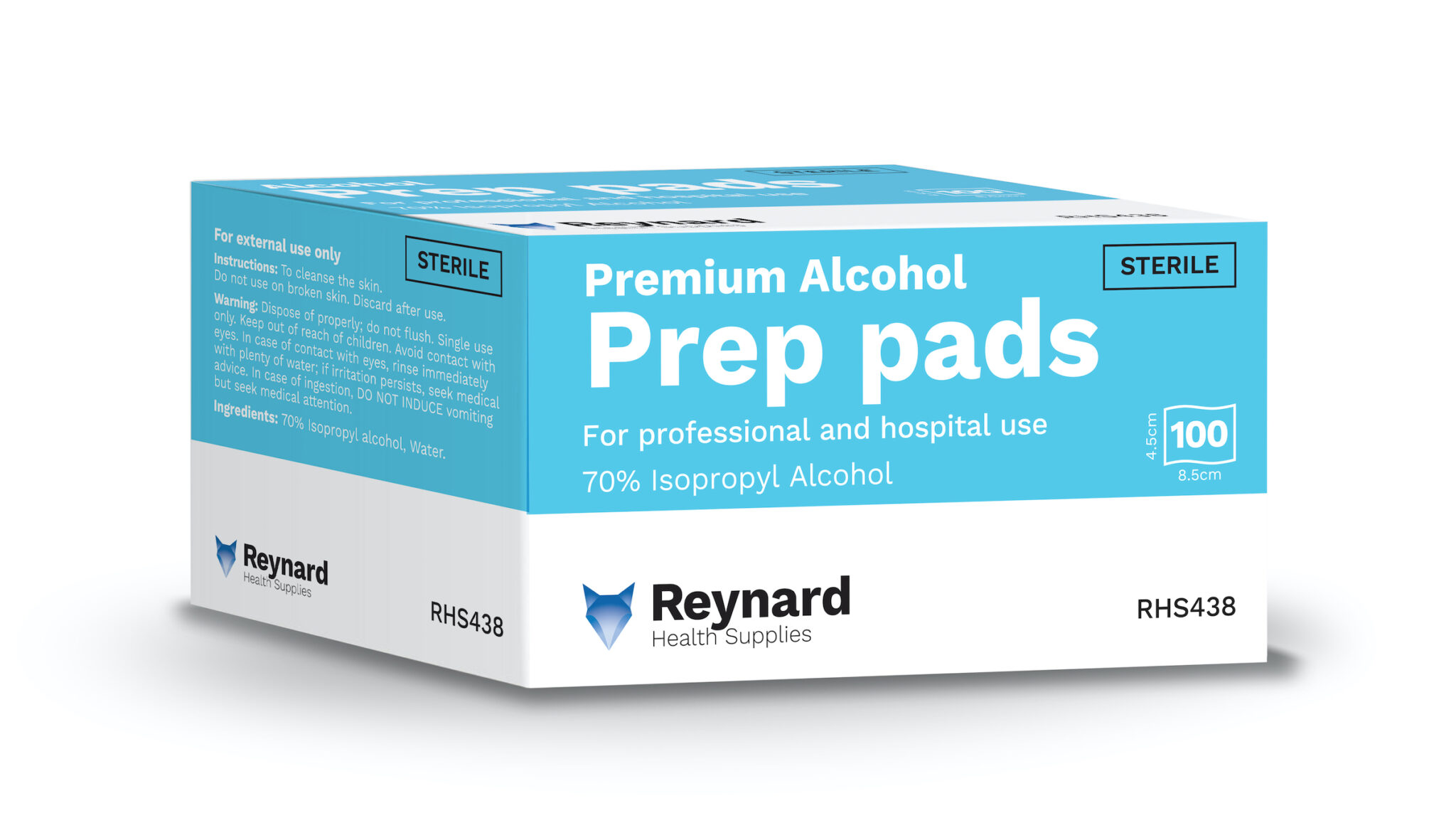 Sterile Alcohol Prep Pads | Reynard Health Supplies
