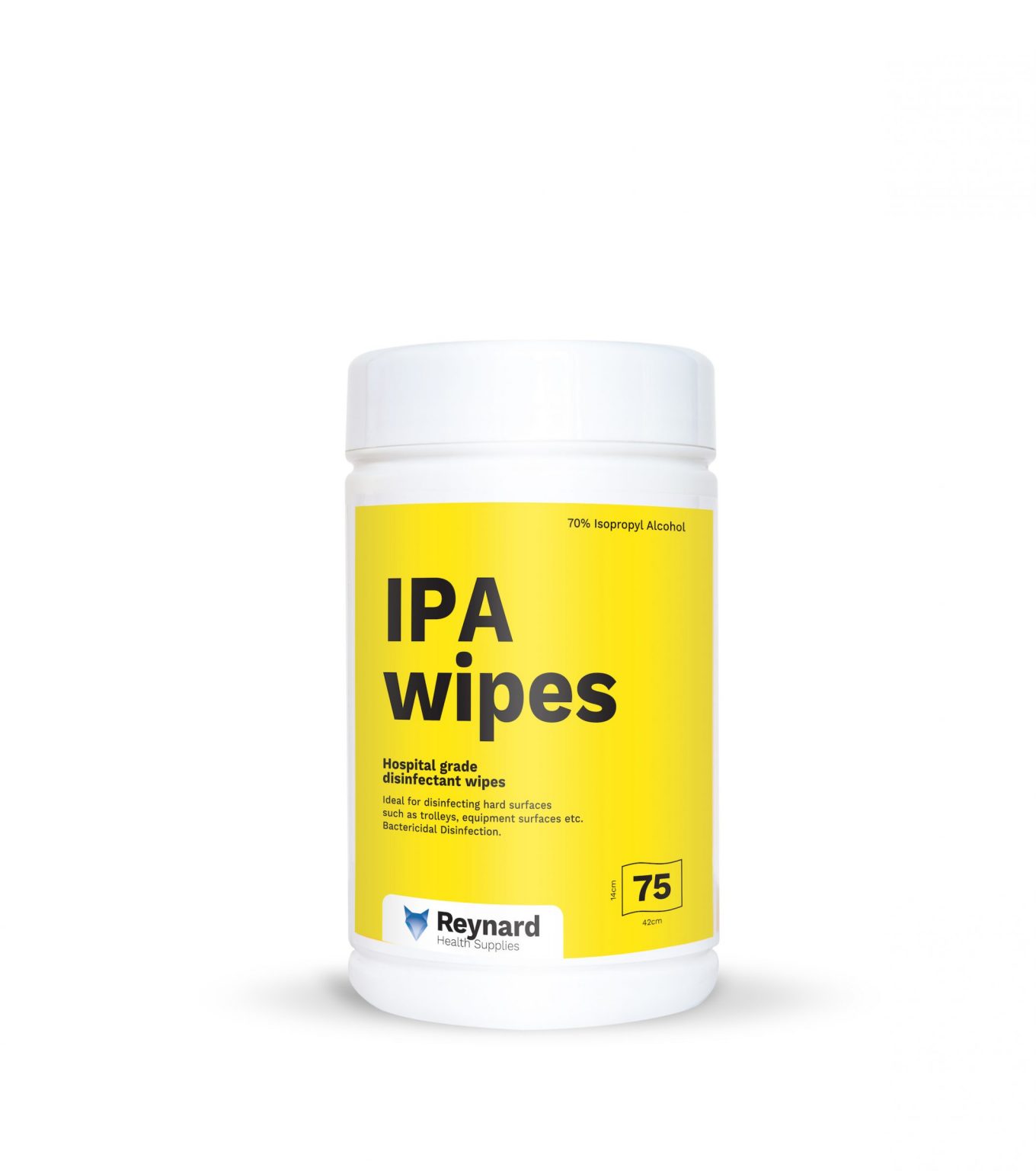 IPA Surface Disinfection Wipes | Reynard Health Supplies